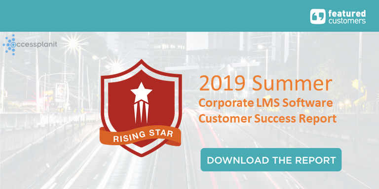 accessplanit Named Rising Star in the Summer 2019 Customer Success Report