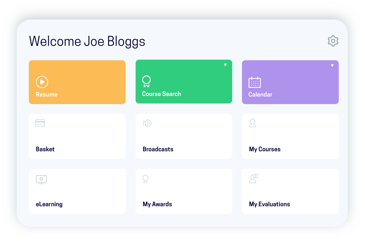 Online Learning Portals for Course Delegates