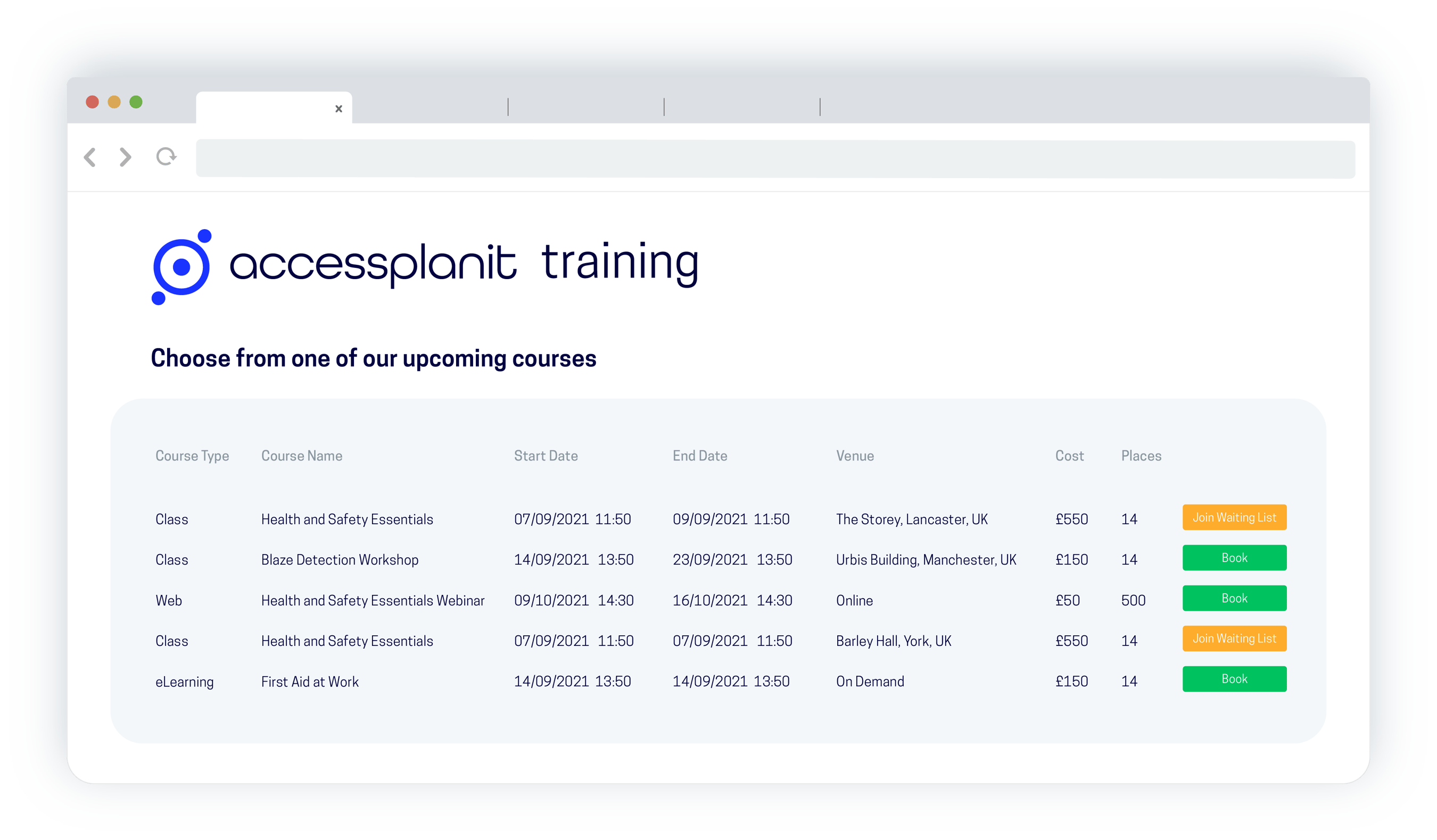 accessplanit Module Information